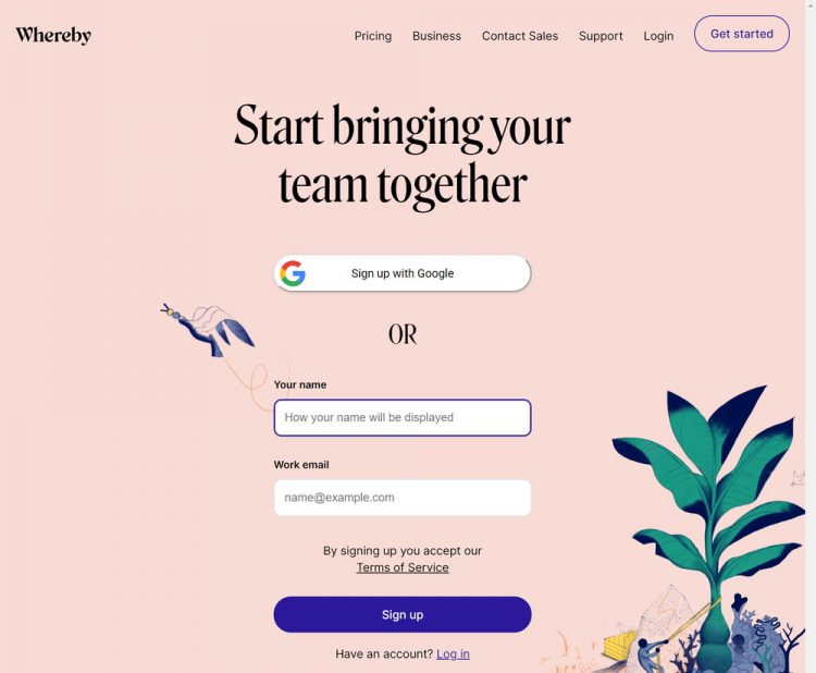 Web会議システム Wherebyのアカウント登録から利用の仕方まで – 株式会社リソース・シェアリング